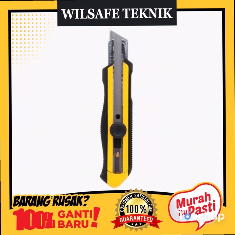 Jual PISAU CUTTER STANLEY 25mm (10-425) Dynagrip Snap-off Knife Stanley | Shopee Indonesia