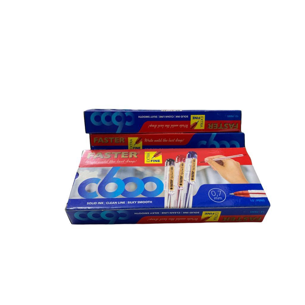 Jual pena faster C-600 YANG 0,7 mm PER LUSIN | Shopee Indonesia