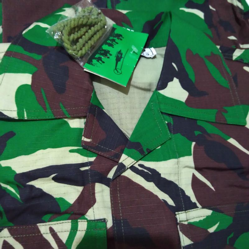 Jual baju pdl loreng TNI AL marinir pelaut original jatah asli sritex ...
