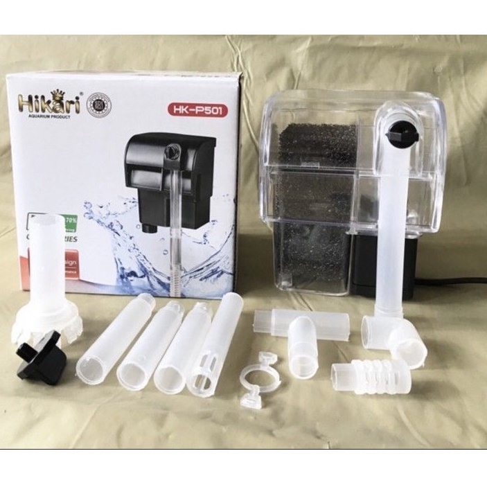 Jual filter gantung hikari HK p501 filter gantung 501 aquarium hang on ...