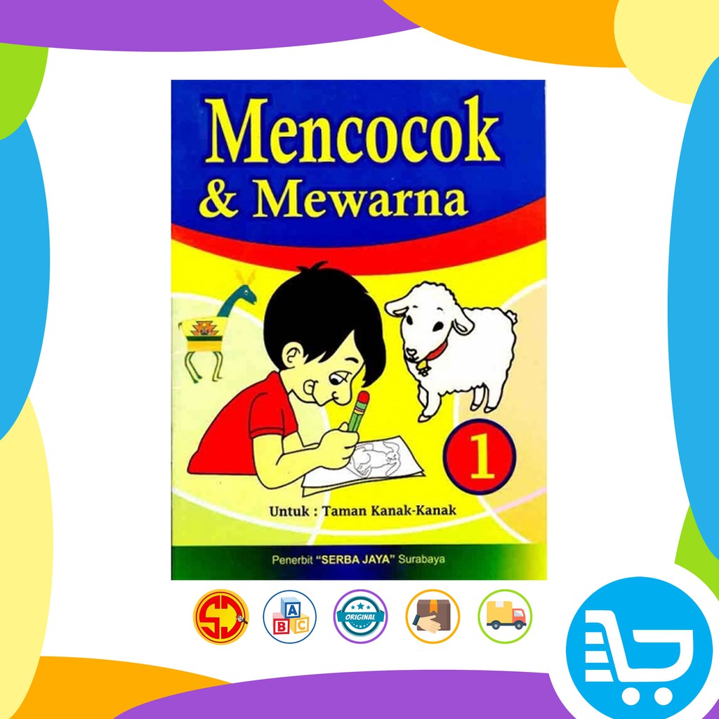 Jual Buku Mencocok & Mewarna 1 Serba Jaya | Shopee Indonesia