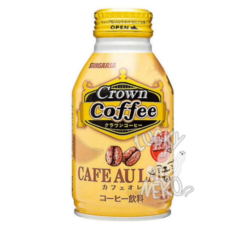 Jual Sangaria Crown Coffee Au Lait Drink Kopi Susu / minuman jepang / kopi / kopi jepang / kopi ...