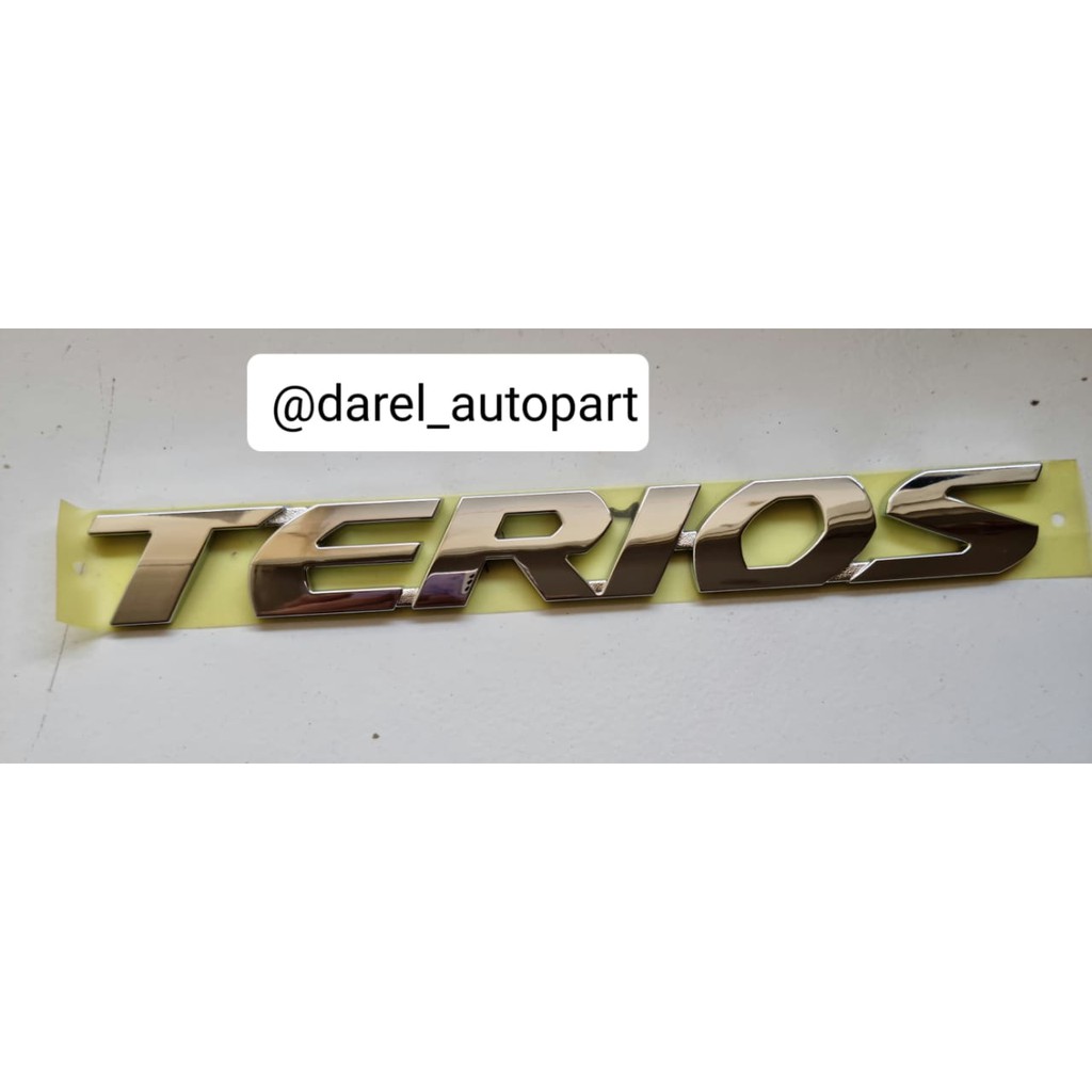 Jual LOGO EMBLEM BAGASI BELAKANG DAIHATSU TERIOS TAHUN 2018-2019-2020 ...