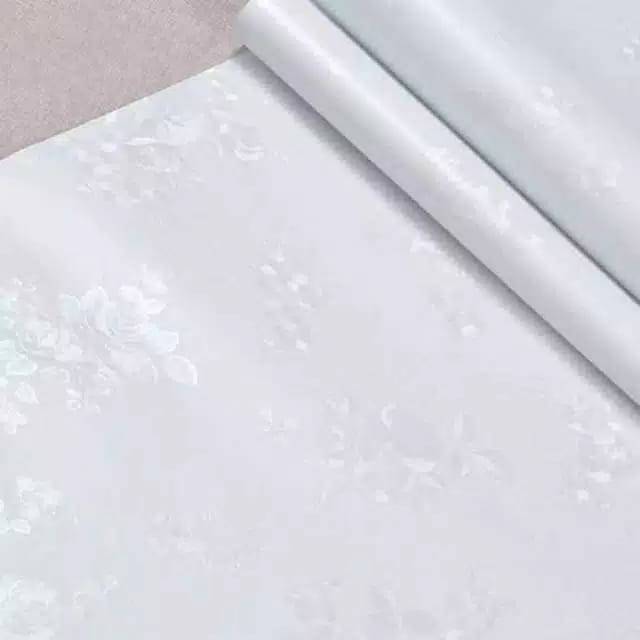 Jual Walpaper dinding Emboss Putih,Wallpaper embos putih | Shopee Indonesia