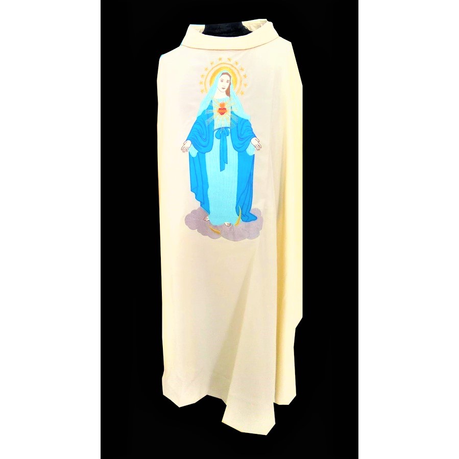 Jual Jubah Imam Katolik/Kasula Pastor/Kasula Bordir Bunda Maria M2 ...