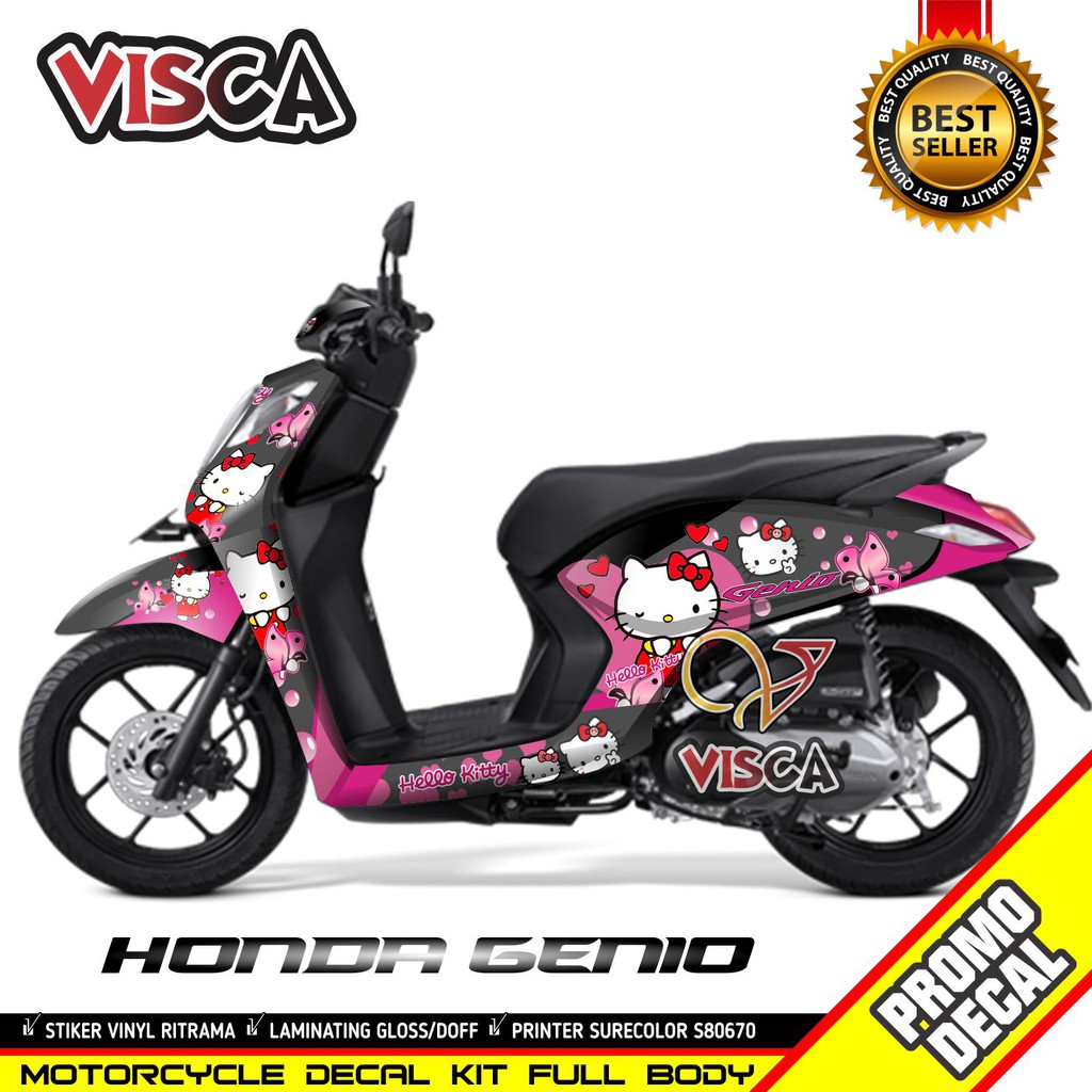 Jual (COD) Decal Genio Full Body 2019 2020 2021 2022 2023 Stiker Genio ...