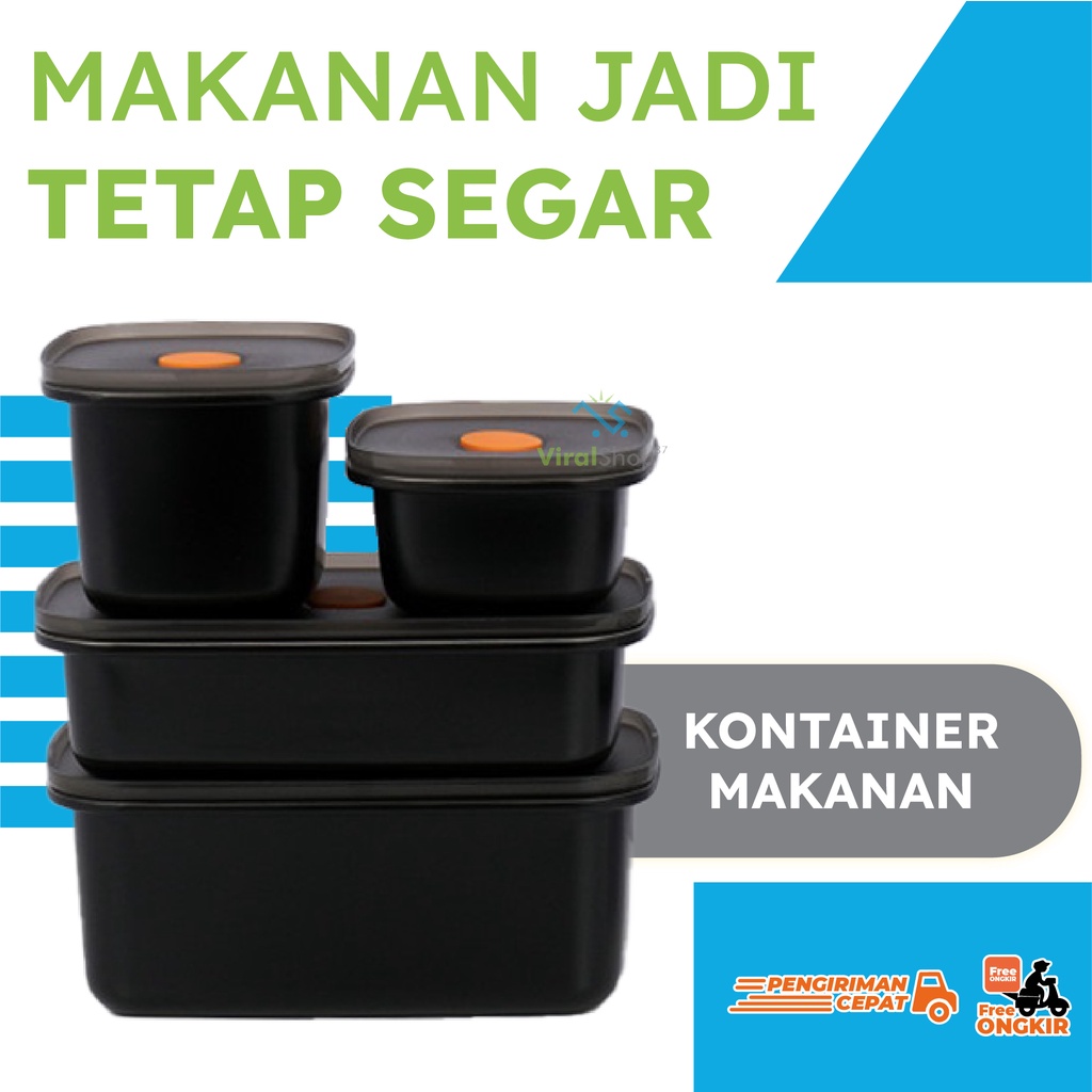 Jual Storage Box Container Food Kontainer Makanan Stainless Valve Kedap ...