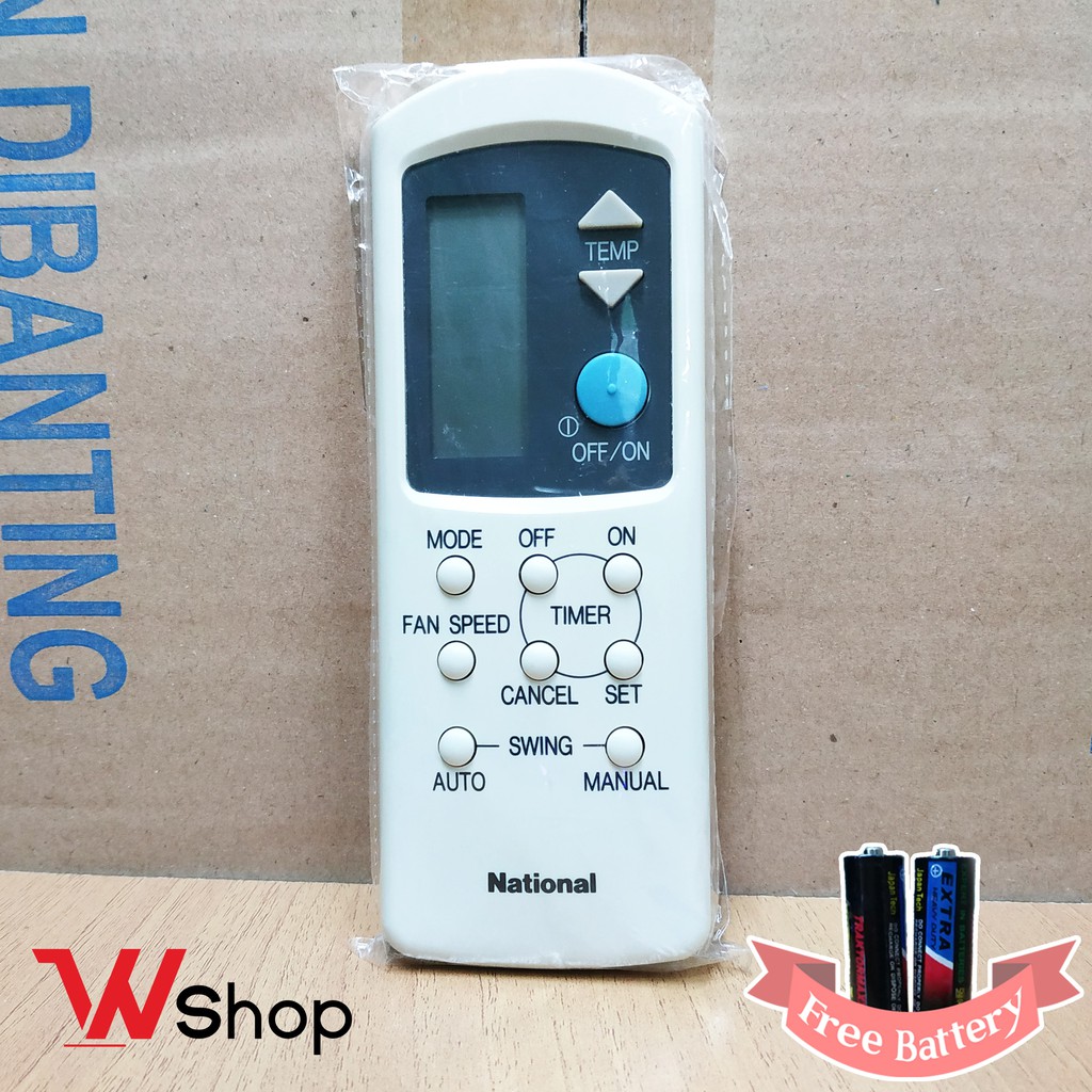 Jual Remot/Remote AC National/EOLIA NATIONAL - Ori/ORIGINAL - Air ...