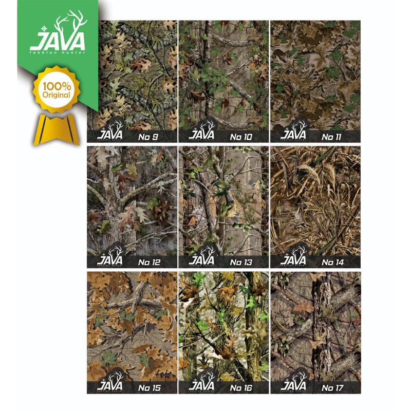 Jual STIKER CAMO 100 x 50 cm Java Fashion Hunter motif jernih stiker ...