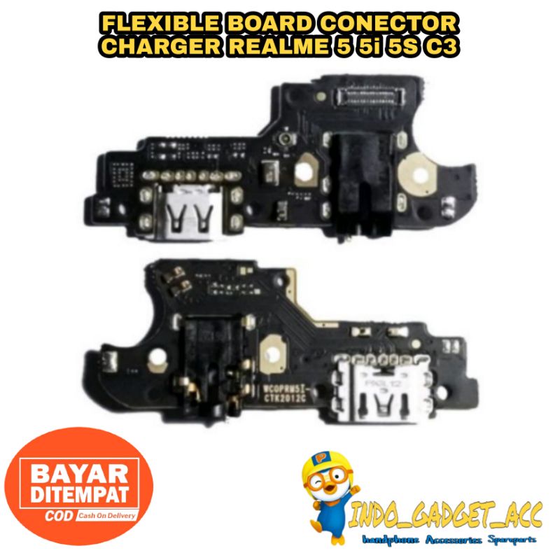 Jual FLEXIBLE BOARD CONECTOR KONEKTOR CHARGER PAPAN CAS REALME 5 5I 5S C3 ORIGINAL PLUG IN MIC ...