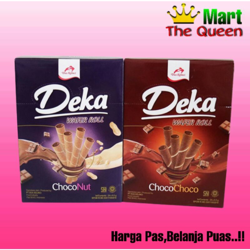 Jual DEKA Wafer Roll 1 Box isi 24 pcs @8,5gr | Shopee Indonesia