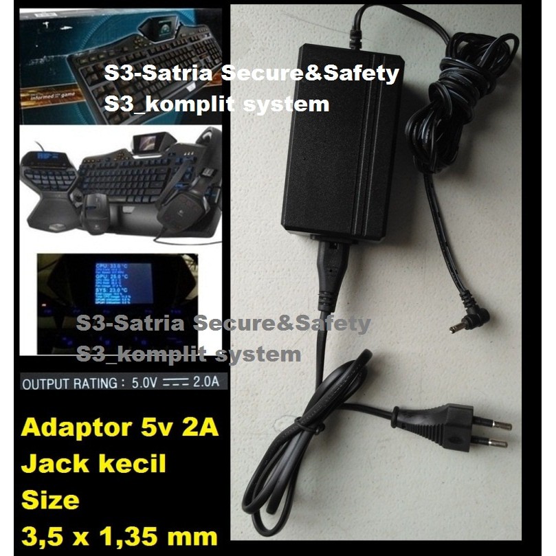 Jual charger Adaptor Logitech G19 Keyboard Gaming Power Supply ...