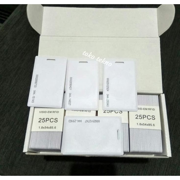 Jual Harga Turun Kartu Rfid 125Khz Tebal / Kartu Berlubang Rfid ...