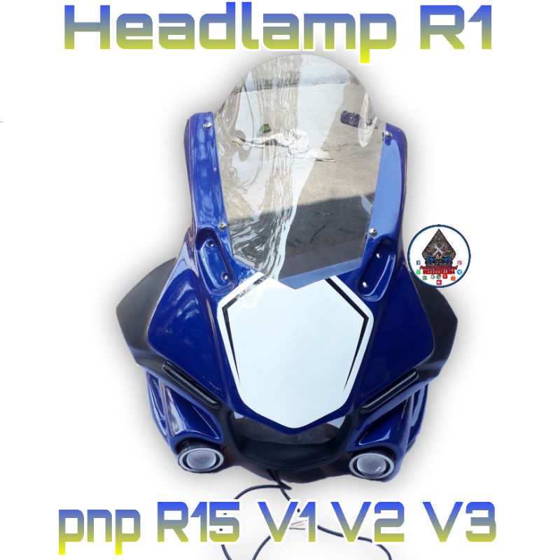 Jual Headlamp + Lampu depan R15 V1/V2/V3 Model Yamaha R1 | Shopee Indonesia