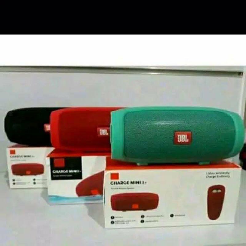 Jual Speaker jbl charge mini 3+ splash proof portable bluetooth speaker ...