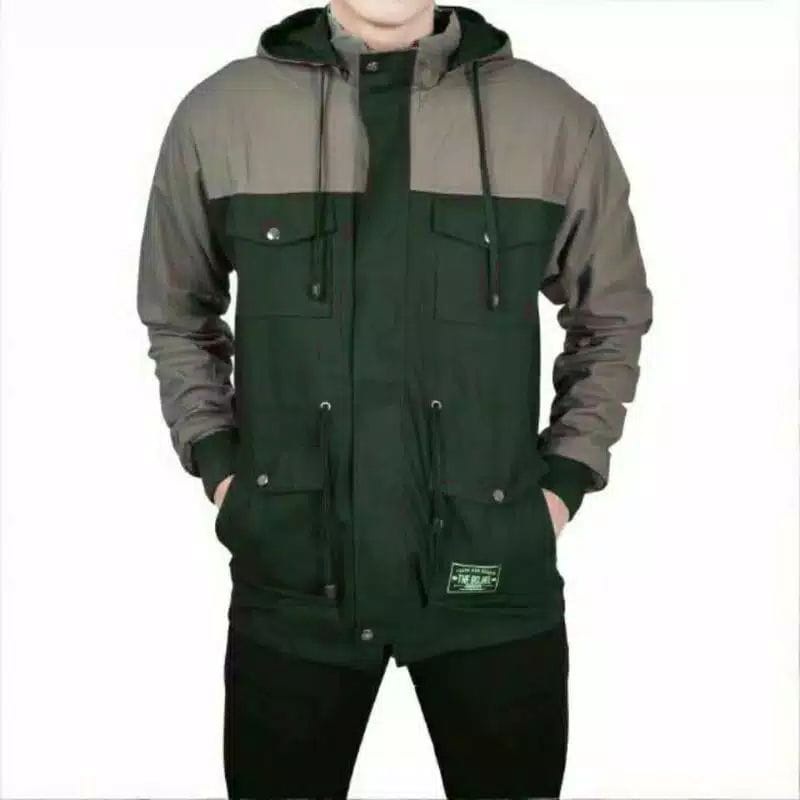 Jual jaket parka kombinasi/jaket/jaket bomber/jaket keren/jaket cowok ...