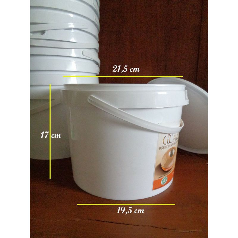 Jual ember plastik 5kg bekas cat tanpa tutup | Shopee Indonesia