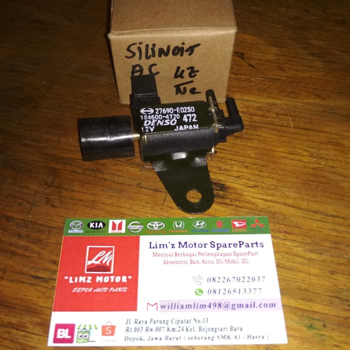 Jual Selenoid Vacum Idle Up AC Toyota Kijang Starlet Great Denso Japan | Shopee Indonesia