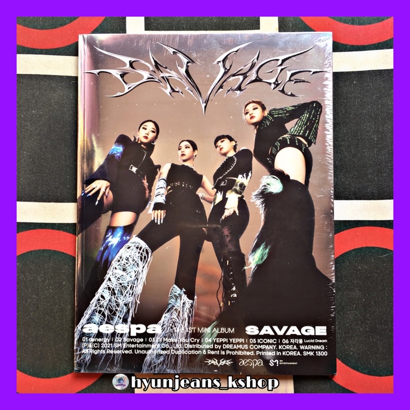 Jual [READY STOCK] AESPA The 1st Mini Album - SAVAGE (Photobook Ver ...
