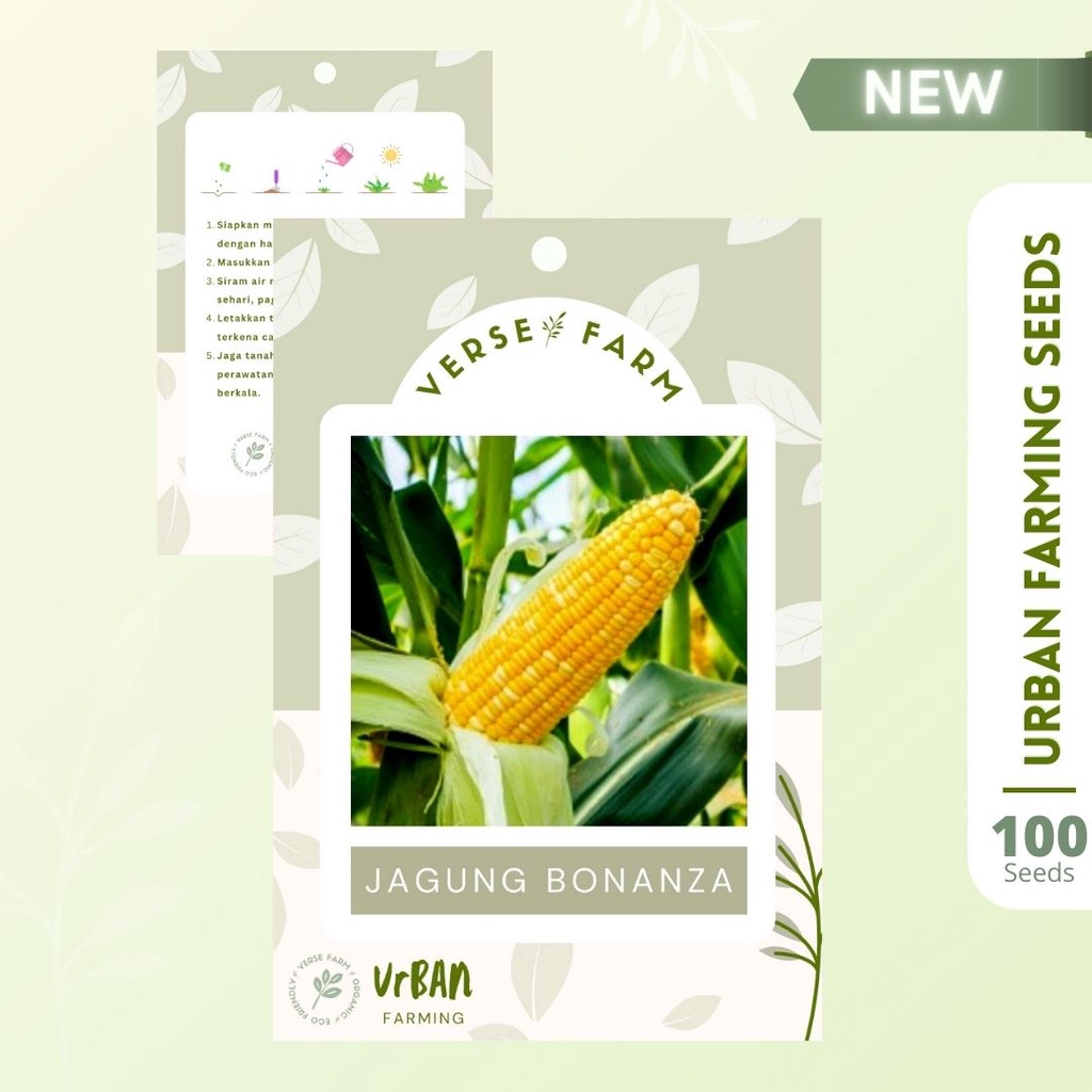 Jual VERSE FARM - Urban Farming Seeds Jagung Bonanza Original Pack ...