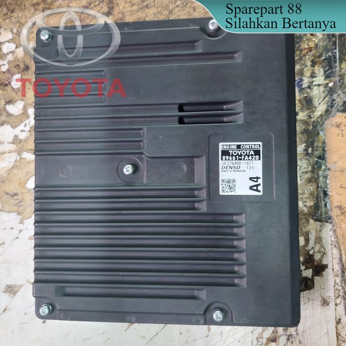 Jual Ecu komputer computer fortuner vrz diesel 2020-2022 89661-FA420 ...