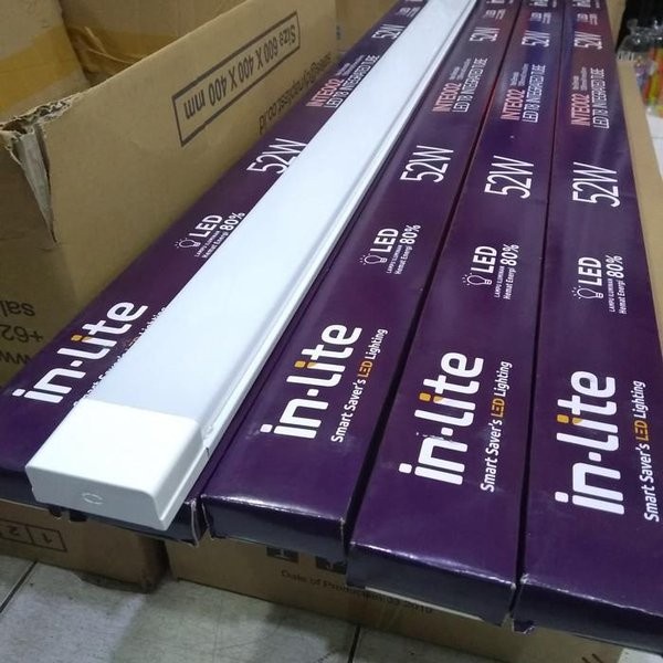 Jual INLITE INTE002 52W Kap Lampu LED T8 Integrated 120CM 52 Watt IN ...