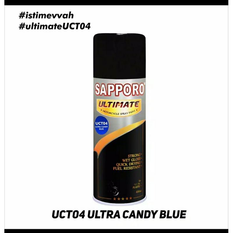 Jual Sapporo Ultimate UCT04 Ultra Candy Blue / Cat Kaleng | Shopee ...