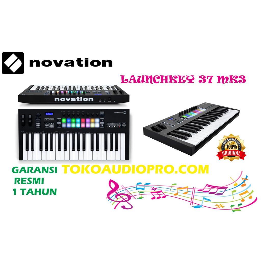 Jual Novation Launchkey 37 MK3 USB MIDI Keyboard Controller | Shopee ...