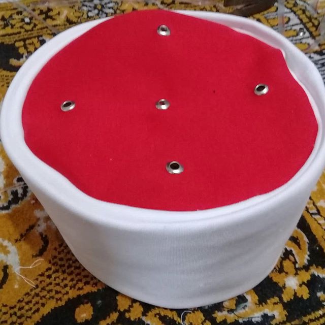 Jual Peci Songkok Kopiah Topi Maiyah CAK NUN - PUTIH atas MERAH - Aneka ...