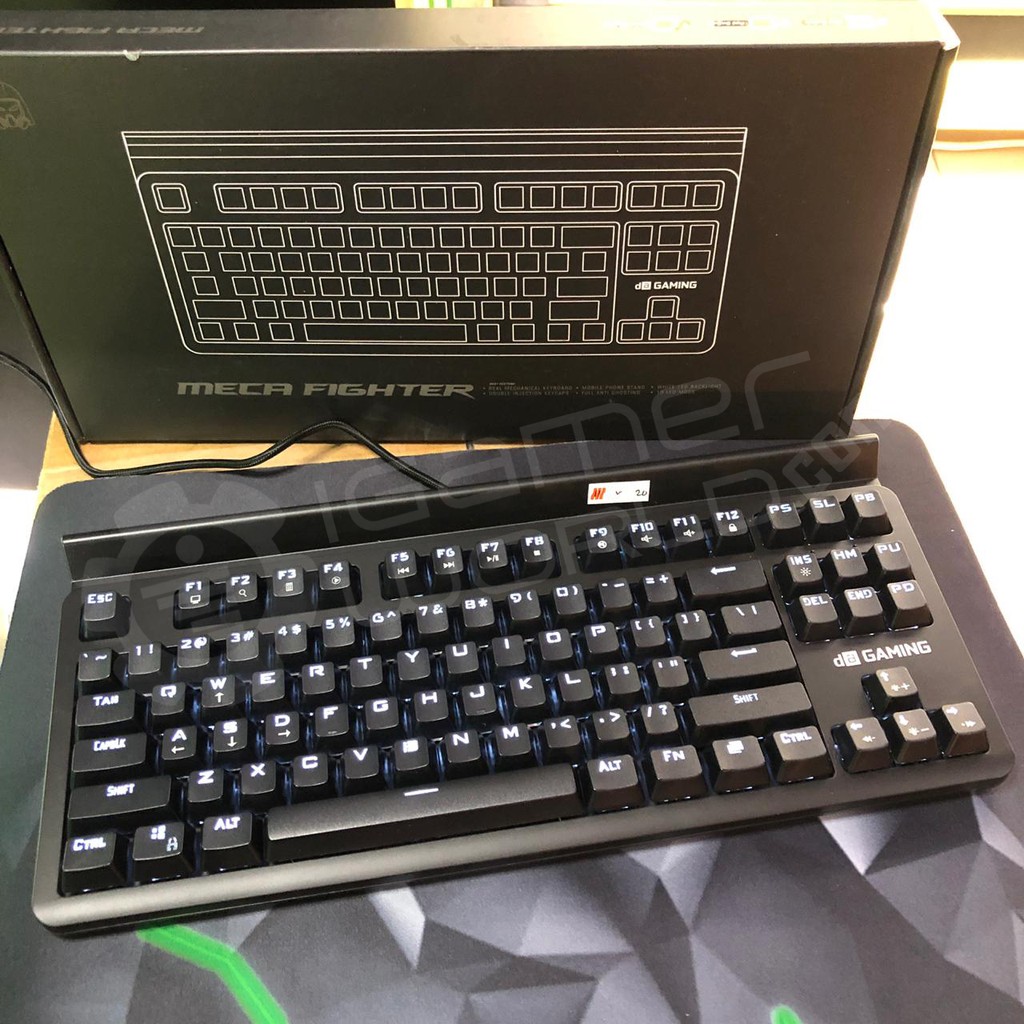 Jual DA Meca Fighter White Led Mechanical Gaming Keyboard | Shopee ...