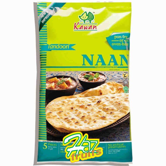 Jual Kawan Food Naan Tandoori 5 pcs - 425 Gram | Shopee Indonesia