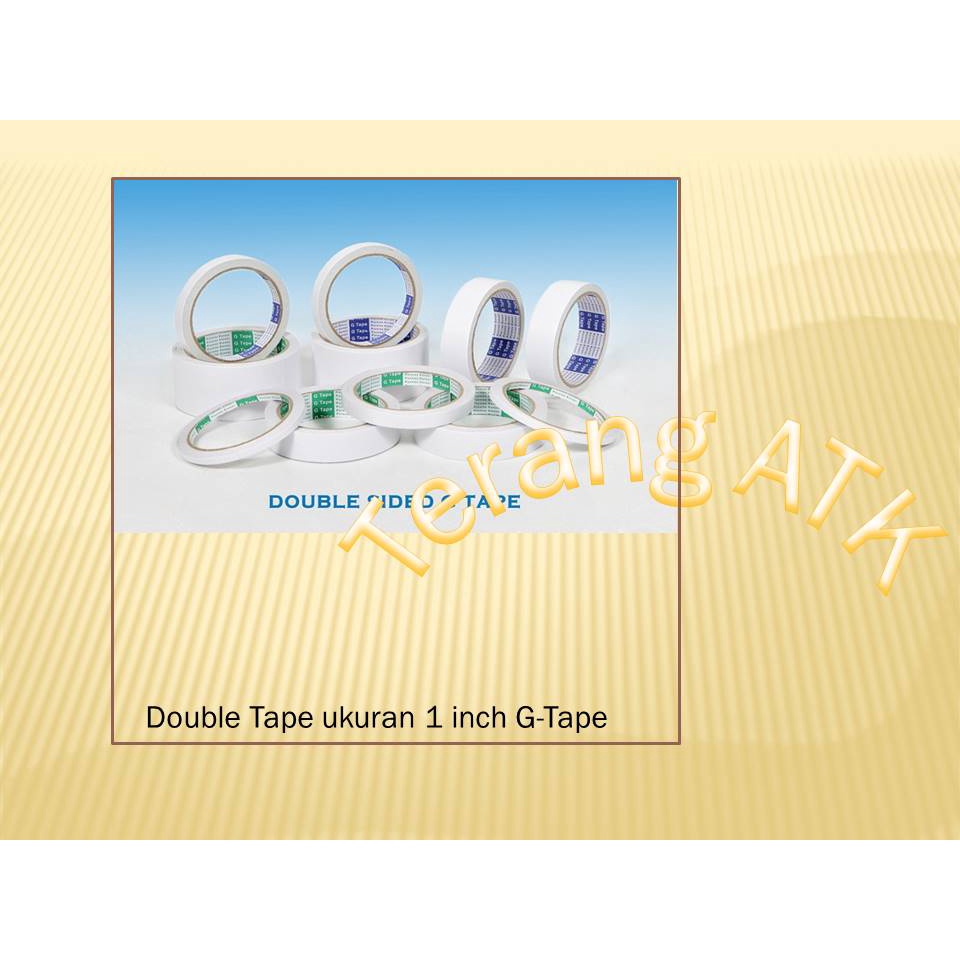 Jual Double Tape Ukuran 1 Inch Merek G-Tape | Shopee Indonesia