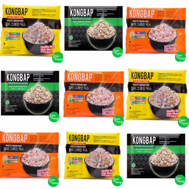 Jual KONGBAP Multigrain Mix - 6 sachet x 25g | Shopee Indonesia