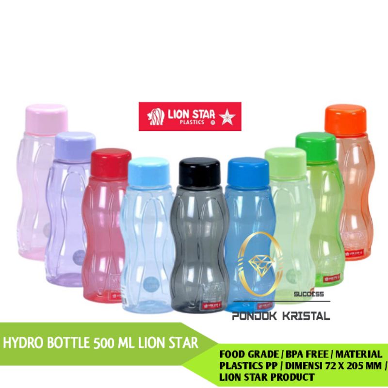 Jual Lion Star Hydro Botol Minum 500 Ml / Water Bottle Lion Star ...