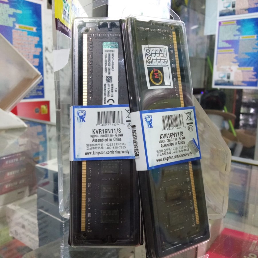 Jual Memory RAM PC Longdimm Kingston DDR3 8GB PC12800 1600Mhz | Shopee Indonesia