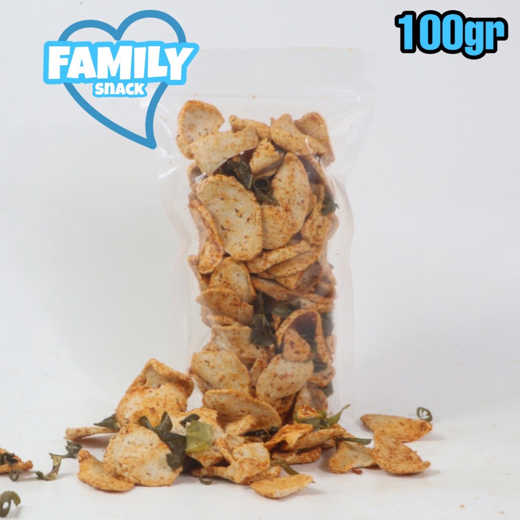Jual Keripik Basreng / Baso Goreng / Basreng 100gr+ Khas Daun Jeruk ...