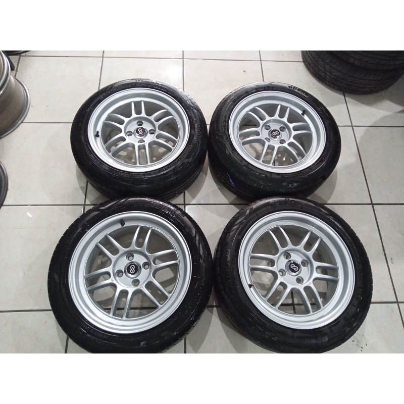 Jual Rpf-1 ring 16 lebar 7 pcd 4x100 Ban Apollo 195 50 r16 cocok brio jazz yaris sigra calya ...