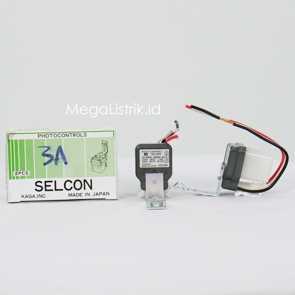 Jual SELCON SENSOR CAHAYA OTOMATIS / PHOTO CONTROLS / SWITCH / CELL 3A ...