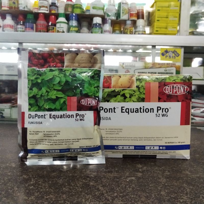 Jual Fungisida sistemik DuPont Equation Pro 52 WG 100 gram | Shopee Indonesia