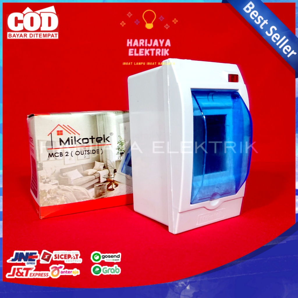 Jual MIKOTEK BOX MCB 2 GROUP OUTSIDE 7702 OUTBOW RUMAH MCB KOTAK DUA ...