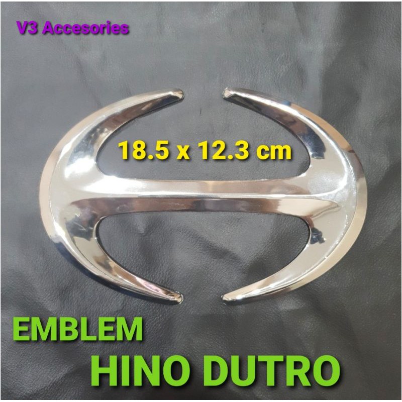 Jual Emblem Chrome HINO DUTRO | Shopee Indonesia
