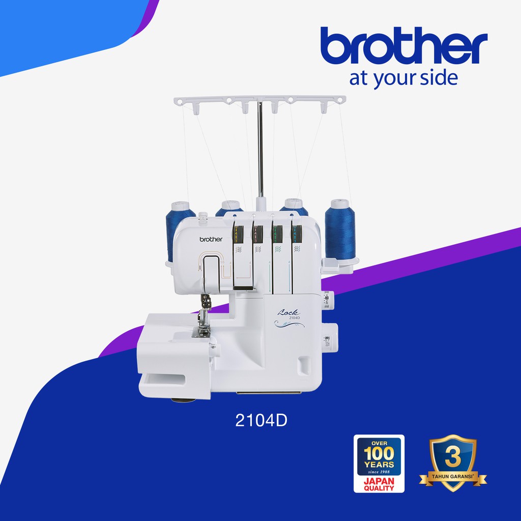 Jual Mesin Obras ( Overlock ) Brother 2104D | Shopee Indonesia