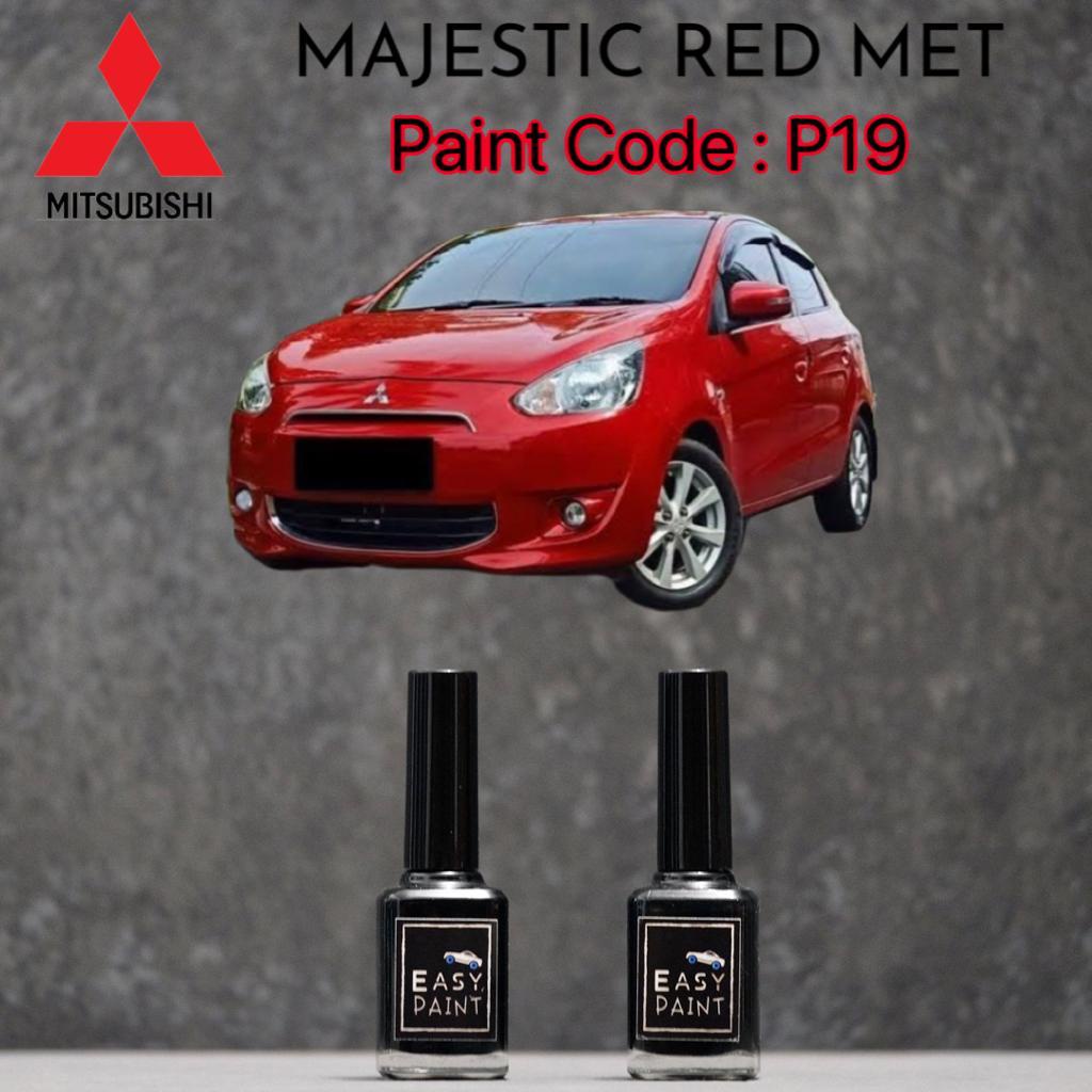 Jual Cat Oles Majestic Red Metalic P19 Mitsubishi Mirage Merah Metalik | Shopee Indonesia