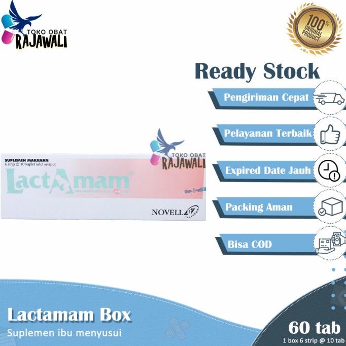 Jual TERBAIK!!! lactamam asi booster pelancar asi perbox ( 6 strip @ 10 ...