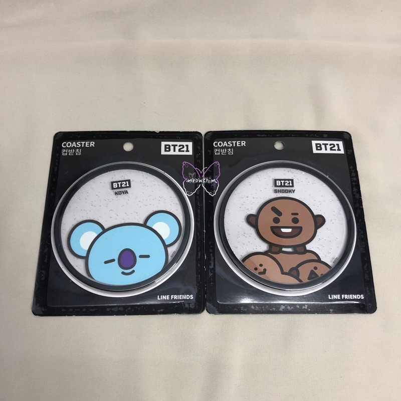Jual [Official] BT21 Coaster (tatakan gelas) | Shopee Indonesia