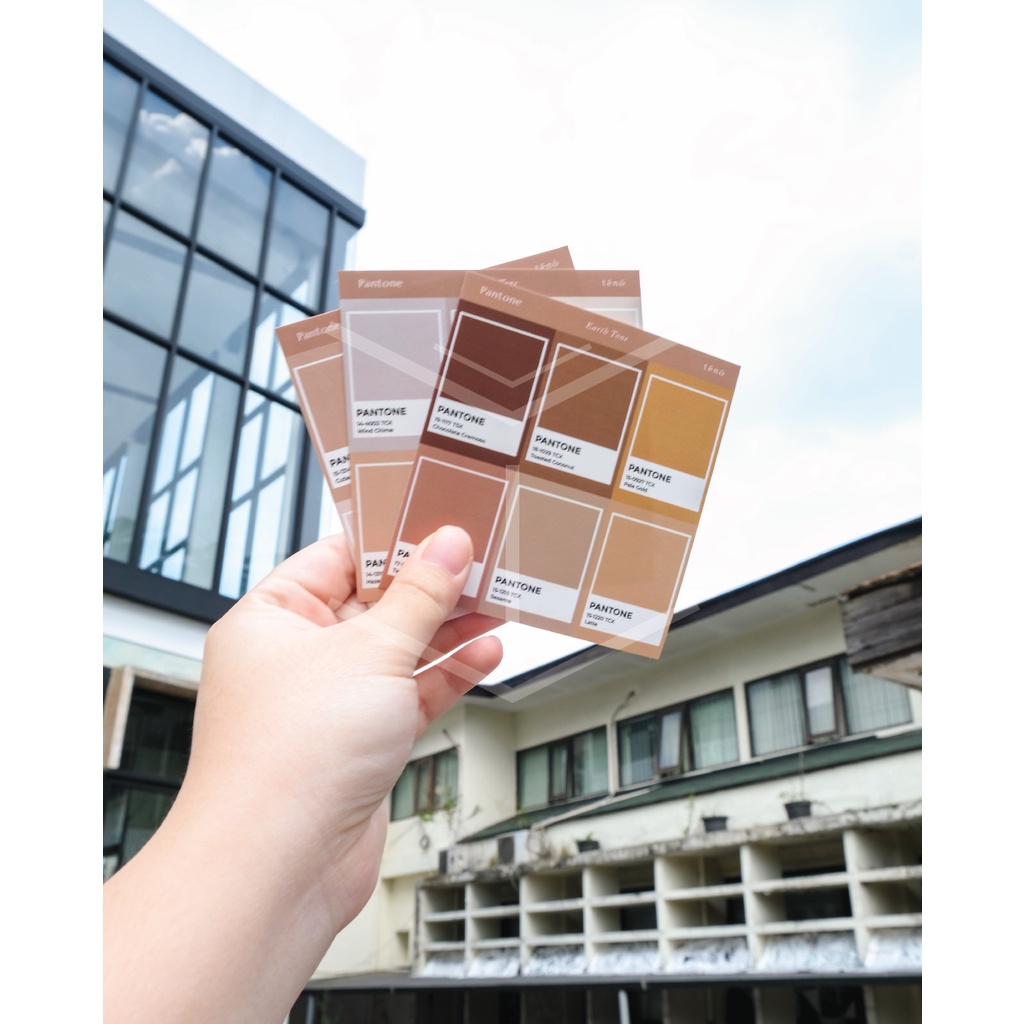 Jual #TenoStickerCollection Sticker Pantone Earth Tone Sticker Warna ...
