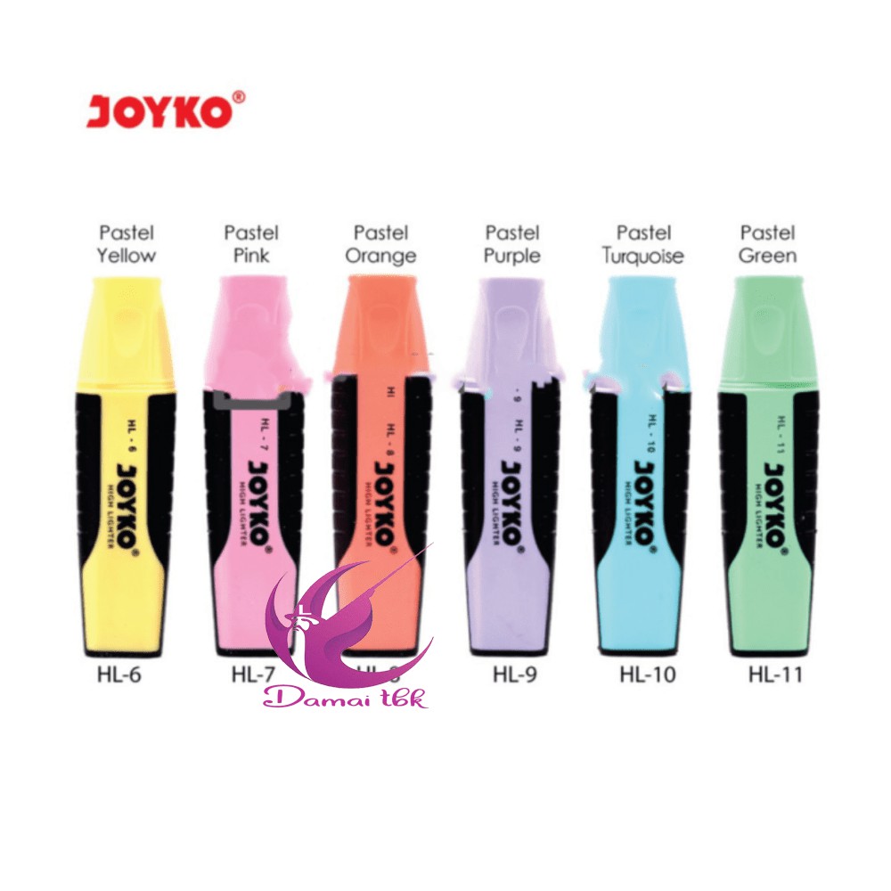 Jual Joyko Highlighter Pastel Color - Joyko Pastel - Penanda Warna ...