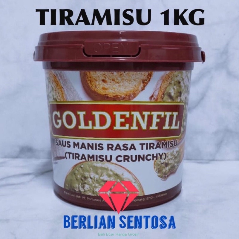 Jual Goldenfil kemasan selai roti isian roti kue topping donat 1kg ...