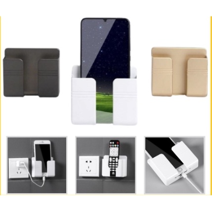 Jual Rak Holder Tempel Dinding Stand Tempat Penyimpanan Dudukan Charger ...