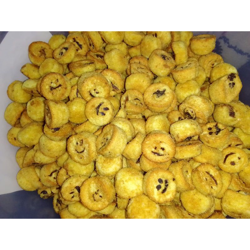 Jual Bolu kering mini rasa vanila 500g (bolu smile) | Shopee Indonesia